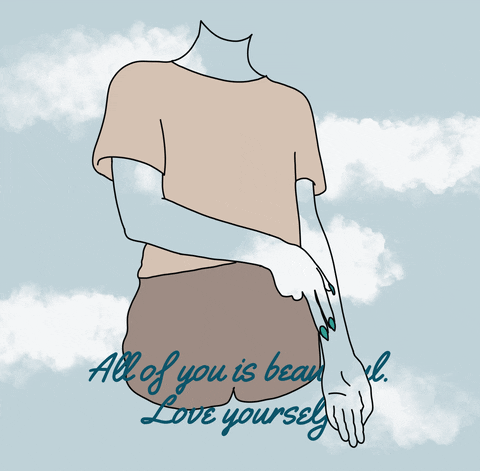 Love Yourself Transparent Sticker GIF | GIFDB.com