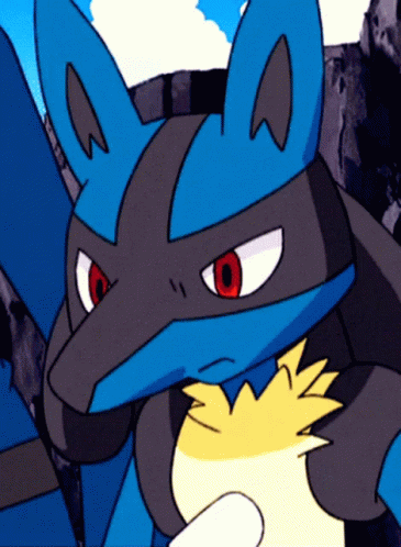 Lucario Mad Angry Furious Growl GIF | GIFDB.com