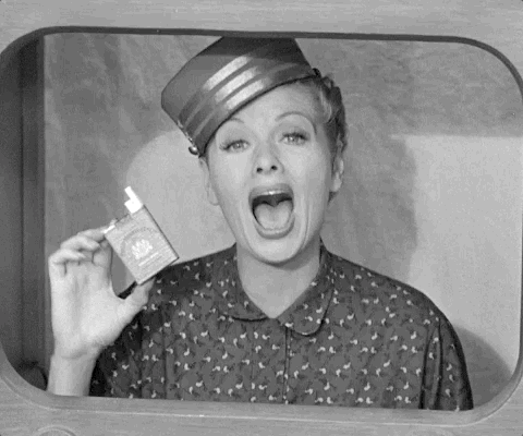 Lucille Ball Lucy Shocked Scream GIF | GIFDB.com
