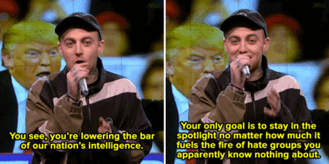 Mac Miller Two Different Statements GIF | GIFDB.com