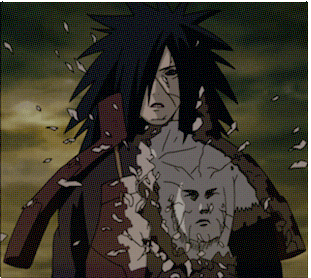 Madara Armor Disintegration GIF | GIFDB.com