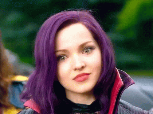 Mal Descendants Surprised Eyes GIF | GIFDB.com