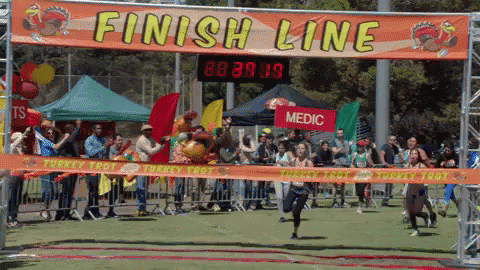 Marathon Claire Dunphy Winner Race GIF | GIFDB.com