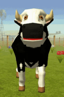 Marching And Dancing Cow Animation GIF | GIFDB.com