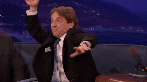 Martin Short Funny Jazz Hands GIF | GIFDB.com