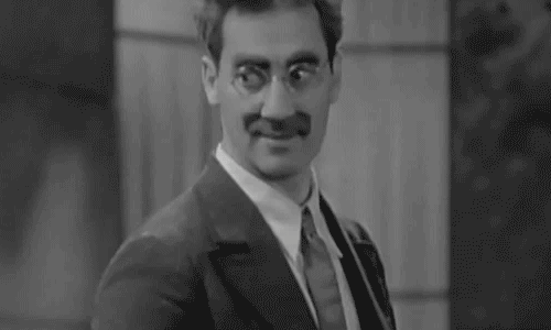 Marx Brothers Groucho Flirting GIF | GIFDB.com