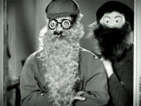 Marx Brothers Harpo Chico Smile GIF | GIFDB.com