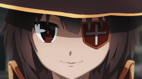 Megumin Covering Her Face GIF | GIFDB.com