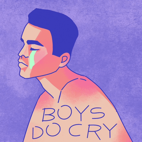 Mental Health Man Crying GIF | GIFDB.com