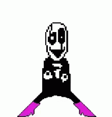 Mettaton Gaster Pixel Dancing Undertale Video Game GIF | GIFDB.com