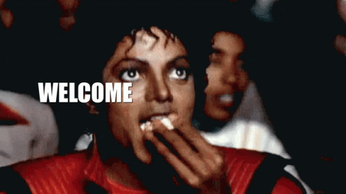 Michael Jackson Eating Popcorn Welcome GIF | GIFDB.com