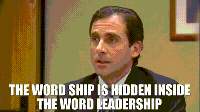 Michael Scott Ship Is Hidden In Leadership GIF | GIFDB.com