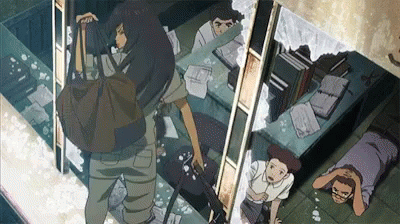 Michiko Malandro Shooting Gun GIF | GIFDB.com