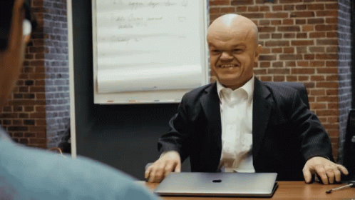 Midget Laughing Chris Willemsen Dwarf Office GIF | GIFDB.com