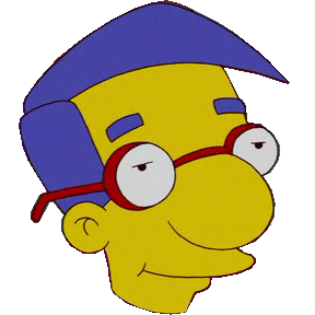 Milhouse Van Houten Eyebrows Up GIF | GIFDB.com