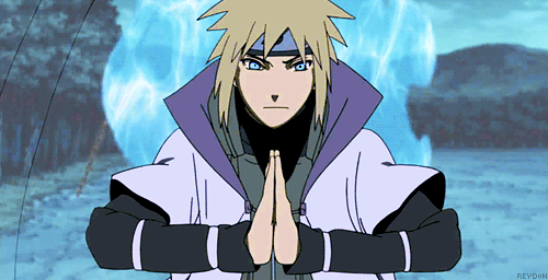 Minato Namikaze Recharging His Chakra GIF | GIFDB.com