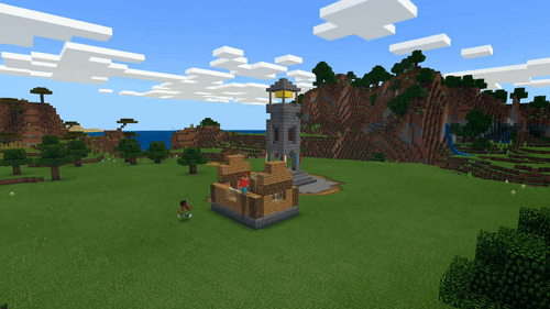 Minecraft Farm Houses GIF | GIFDB.com