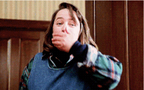 Misery Movie Flying Kiss GIF | GIFDB.com