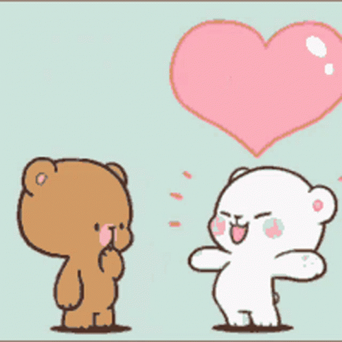 Mocha Milk Bear Love Hug GIF | GIFDB.com