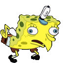 Mocking Spongebob Squarepants Silly Face GIF | GIFDB.com