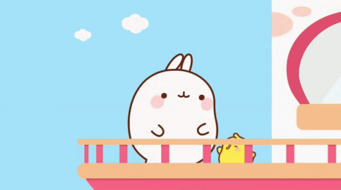 Molang Piu Piu Laughing GIF | GIFDB.com