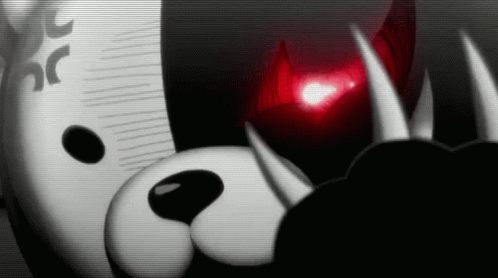 Monokuma Being Mad GIF | GIFDB.com