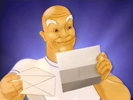 Mr Clean Eagerly Reads A Letter GIF | GIFDB.com