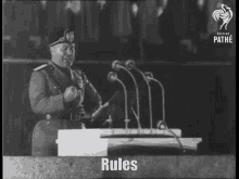 Mussolini Delivering Speech With Gestures GIF | GIFDB.com