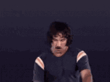 Mustache Guy Spin Arm Flipping Off GIF | GIFDB.com