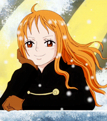 Nami Winter Dream Relax GIF | GIFDB.com