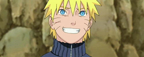 Naruto Shippuden Anime Smile Shy Touch Hair GIF | GIFDB.com