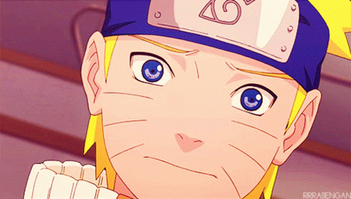 Naruto Shippuden Sad Disappointed Smile Going Away GIF | GIFDB.com