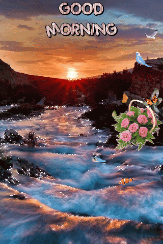 Nature Good Morning River GIF | GIFDB.com