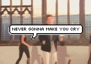 Never Gonna Give You Up Music Video GIF | GIFDB.com