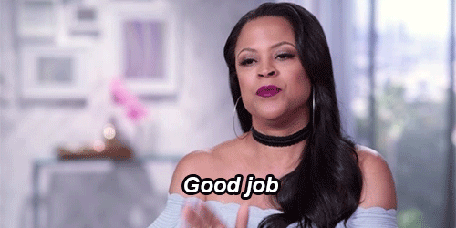 New Job Good Job Clap Basketball Wives Shaunie GIF | GIFDB.com