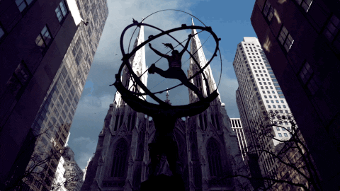 New York City Rockefeller Center GIF | GIFDB.com