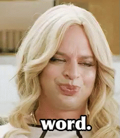 Nick Kroll Drag Queen Word GIF | GIFDB.com