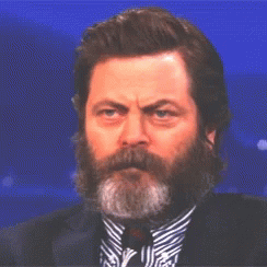 Nick Offerman Funny Smirk GIF | GIFDB.com