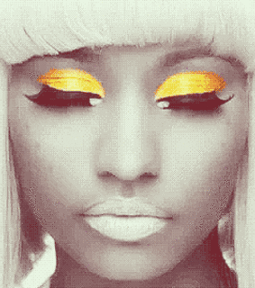 Nicki Minaj Accelerated Blinking Eyes GIF | GIFDB.com