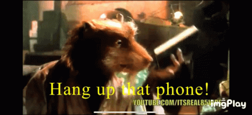Ninja Turtles Hang Up That Phone GIF | GIFDB.com