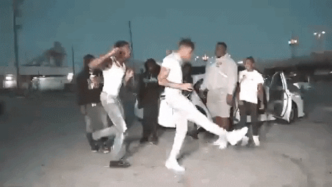 Nle Choppa Running Man Dance GIF | GIFDB.com