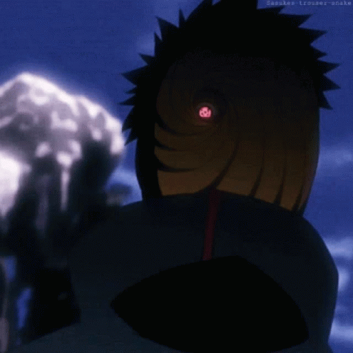 Obito Uchiha One Red Eye GIF | GIFDB.com