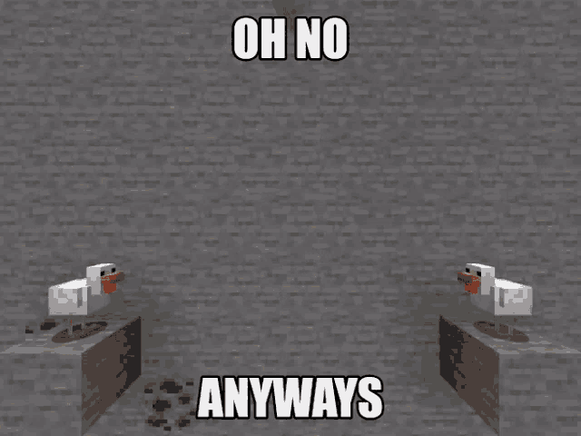Oh No Anyway Falling Pixelated Ducks GIF | GIFDB.com
