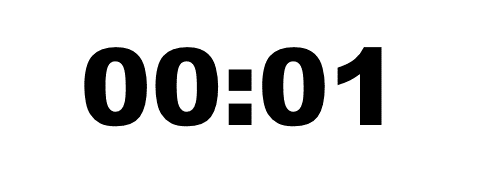 One Sec Time Counter GIF | GIFDB.com