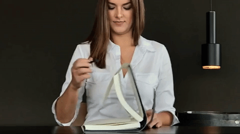 Open Book Surprise Studying Finals GIF | GIFDB.com