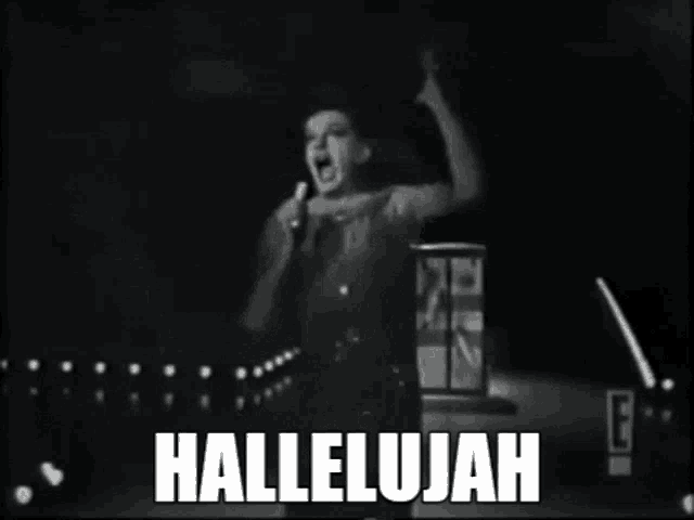 Opera Artist Singing Hallelujah GIF | GIFDB.com