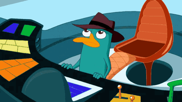 Perry The Platypus Taking Down Notes GIF | GIFDB.com