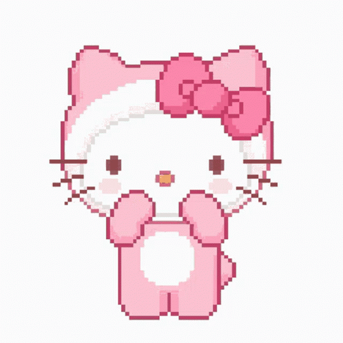 Pink Anime Hello Kitty GIF | GIFDB.com