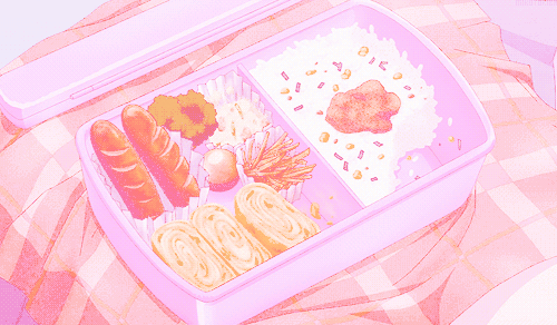 Pink Bento Anime GIF | GIFDB.com