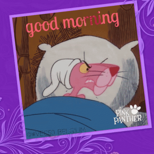 Pink Panther Good Morning GIF | GIFDB.com
